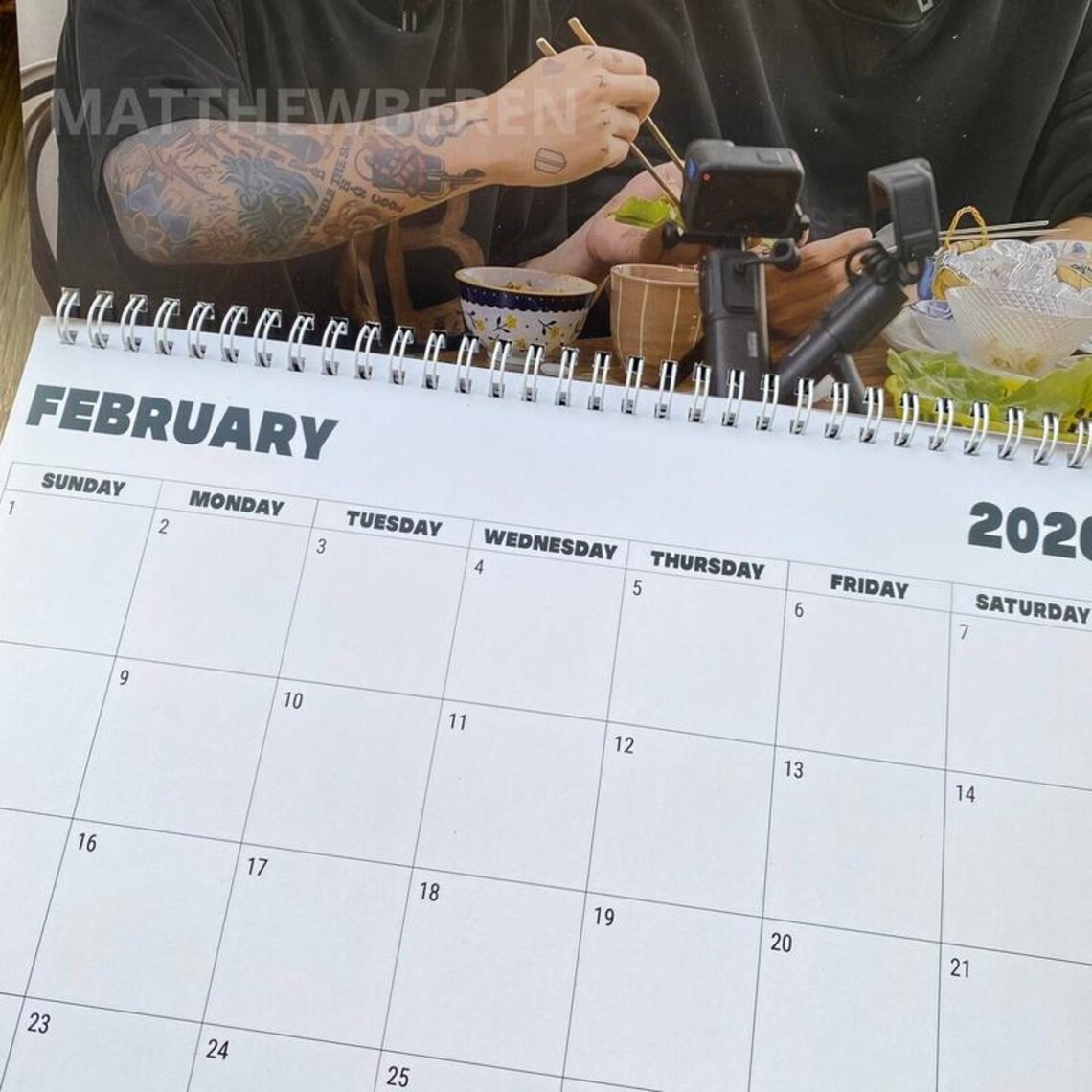 TAEKOOK 2026 Wall Calendar, OTP in Real Life, New Year Calendar ...