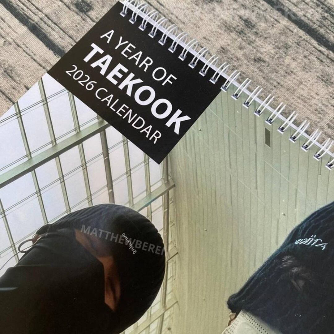 TAEKOOK 2026 Wall Calendar, OTP in Real Life, New Year Calendar ...