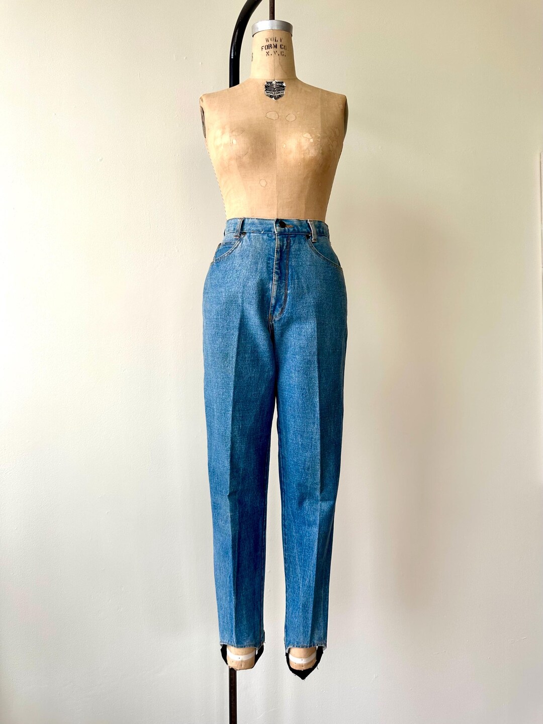 Vintage 1980s Stirrup Jeans | 28 3/4” Waist - Etsy