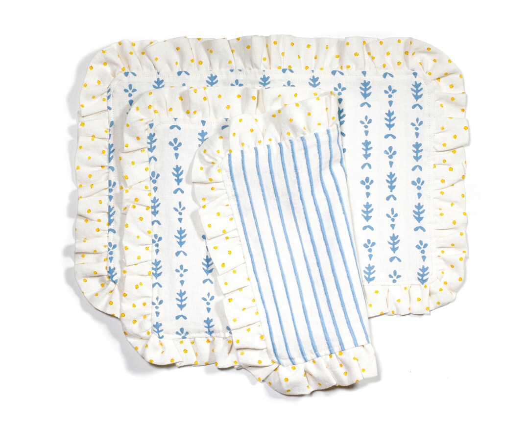 Wit & Delight Creator Drop Hand-crafted Reversible Ruffled - Etsy
