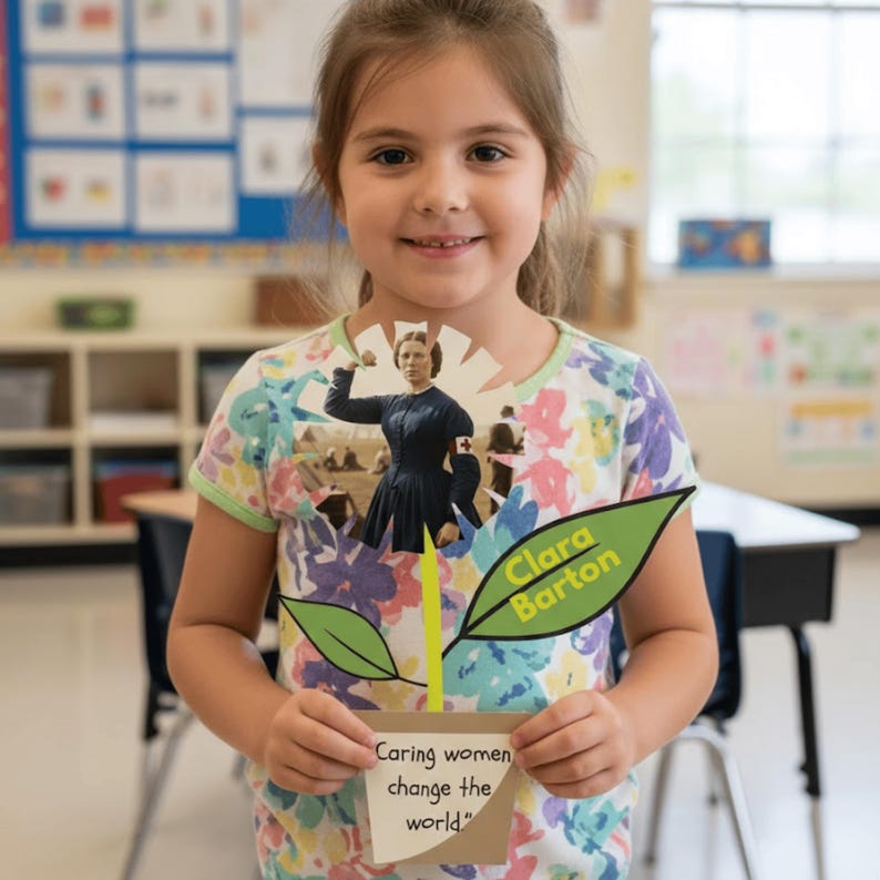 Women’s History Month Preschool Printable, Famous Women Activities ...