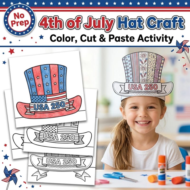 4th of July Hat - Etsy