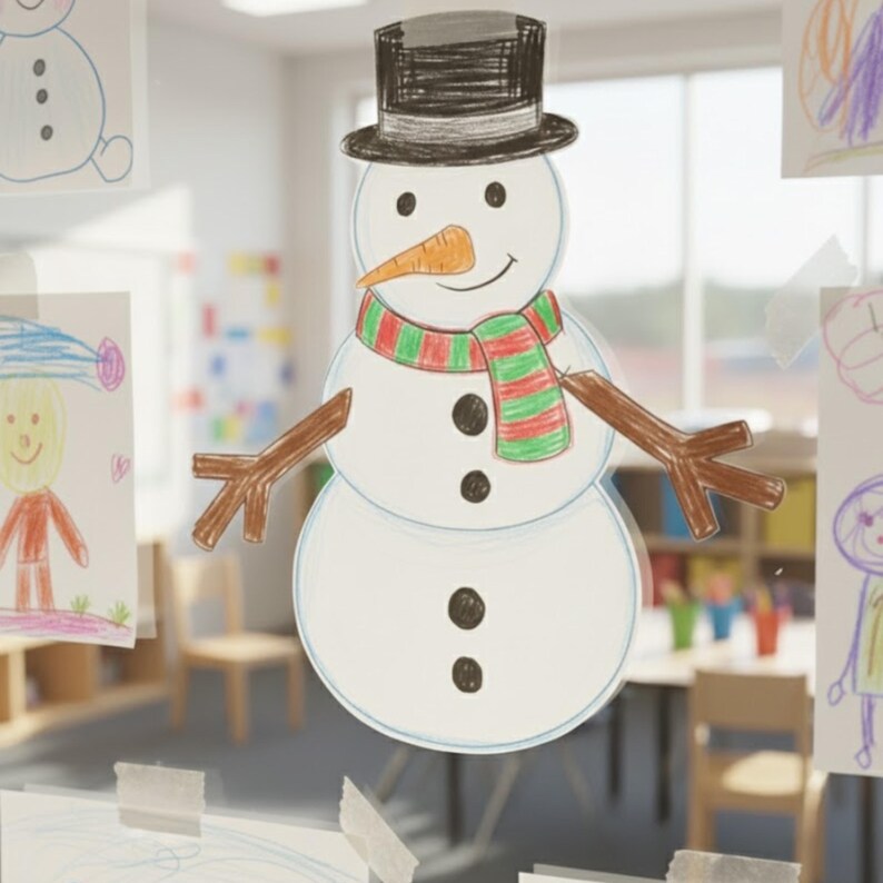 Build a Snowman Craft Printable | Winter Paper Craft Template ...