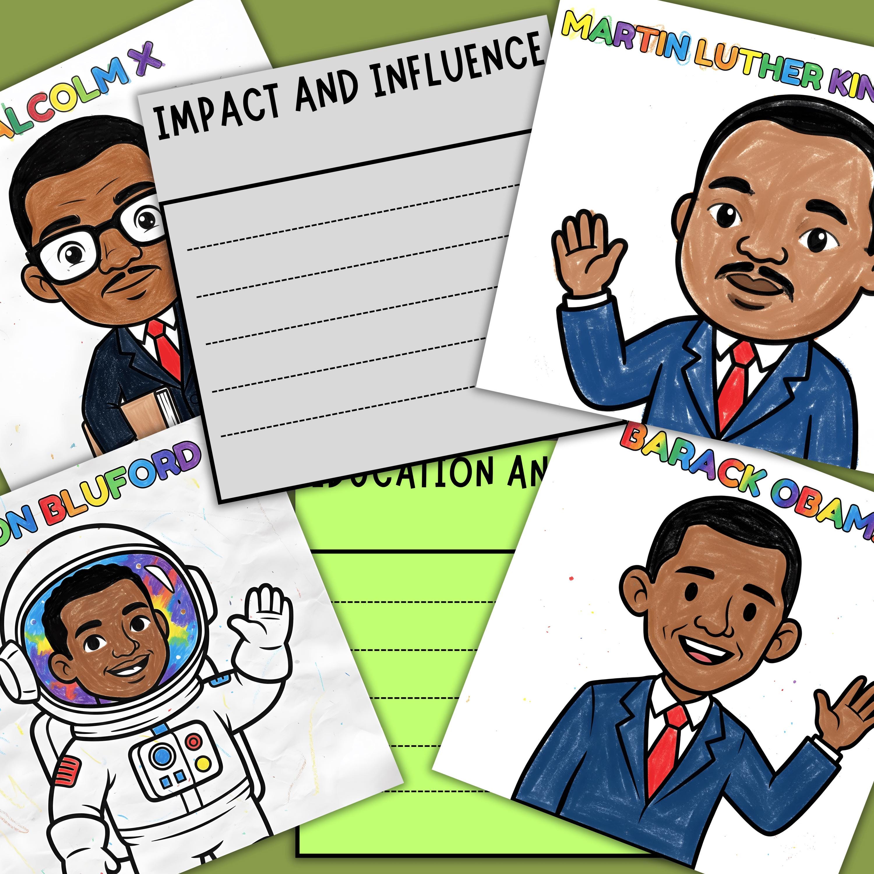 Black History Month Printable Pack | 30 Famous African American Heroes ...