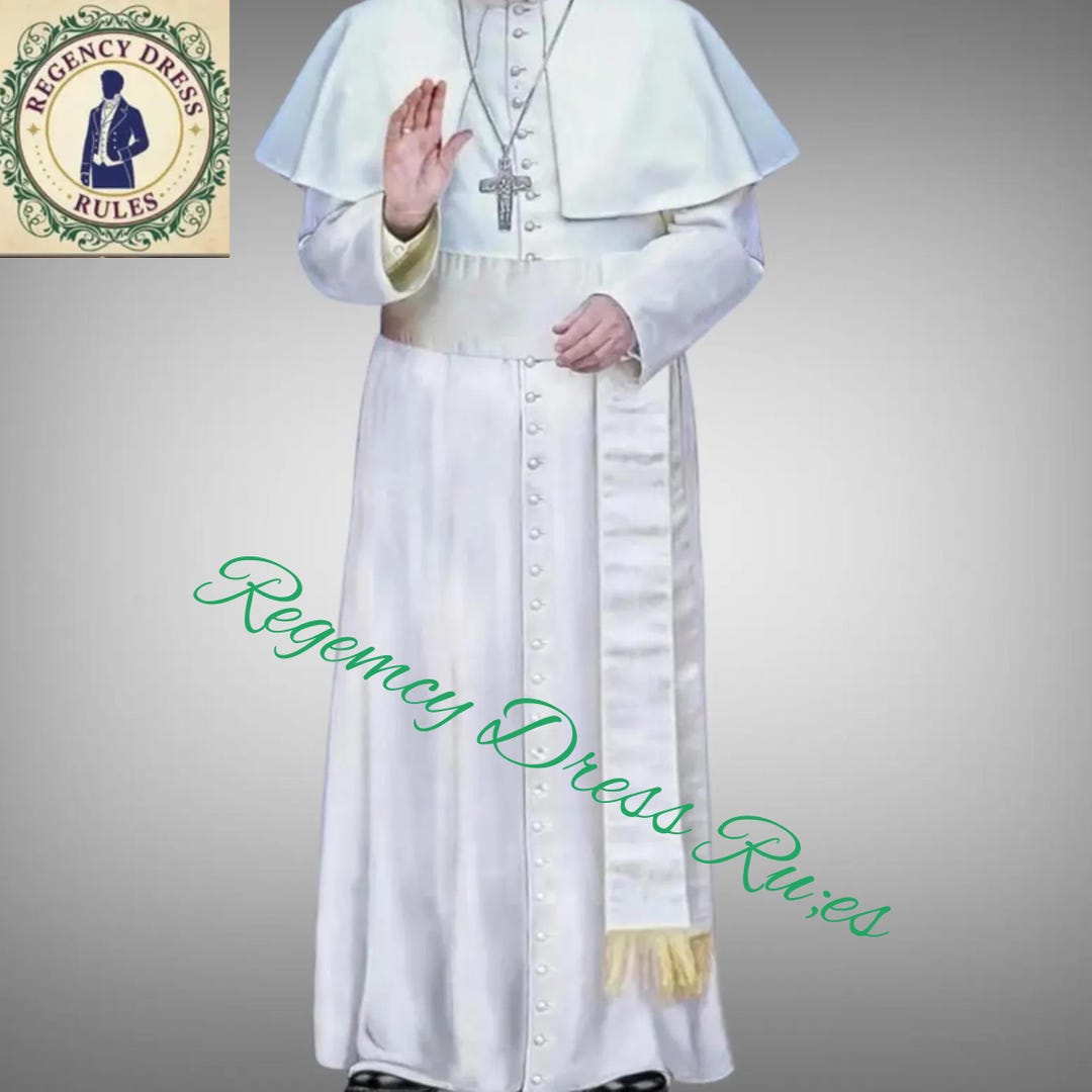 Custom White Clergy Cassock – Handmade Church Robe With Cape & Sash - Etsy