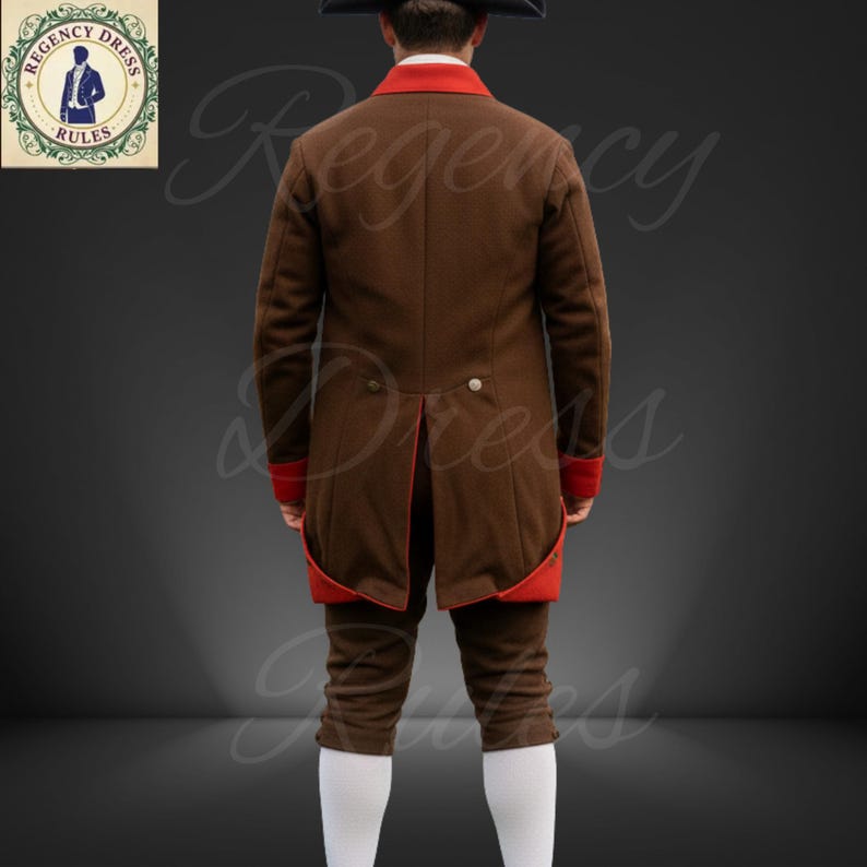 Handmade 18th Century Wool Colonial Military Uniform – Revolutionary ...