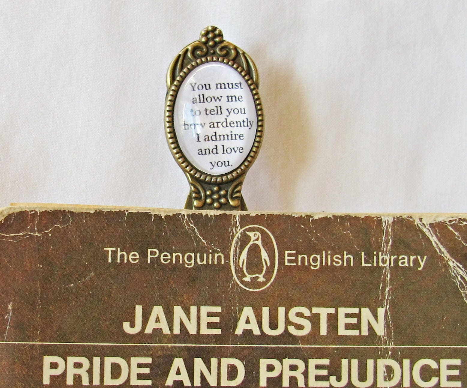 Pride and Prejudice Quote Bookmark Jane Austen You Must Allow - Etsy