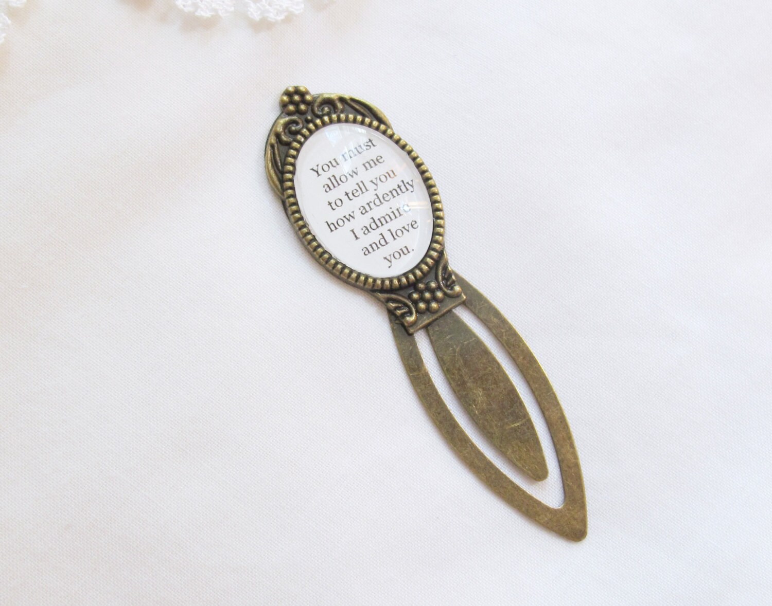 Pride and Prejudice Quote Bookmark Jane Austen You Must Allow - Etsy