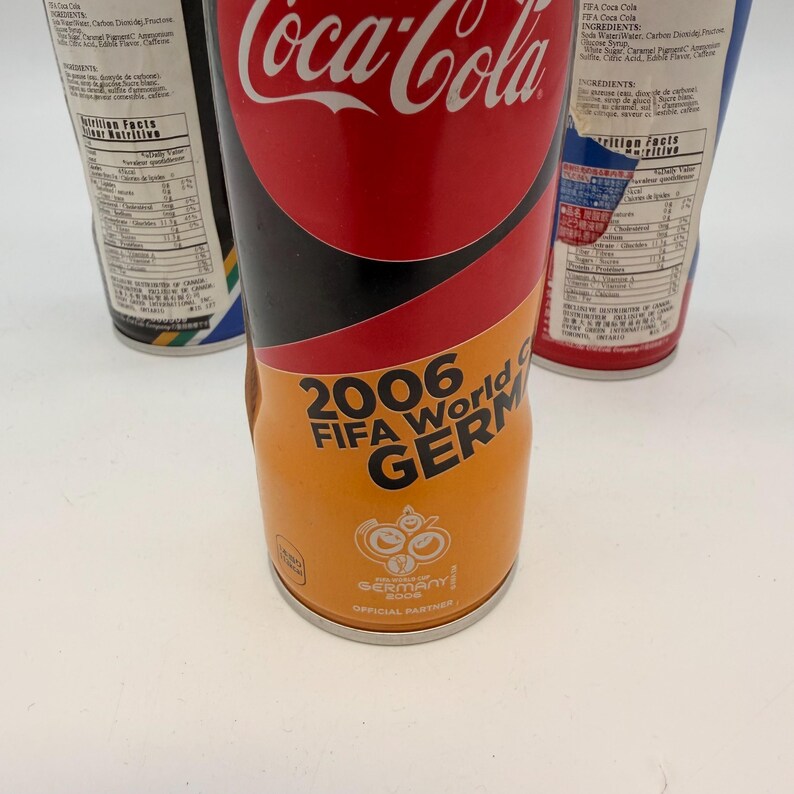 Vintage Coca Cola FIFA World Cup Aluminum Bottle Set Germany South ...