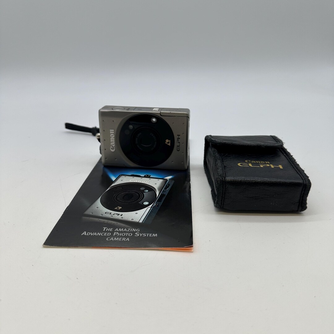 Vintage Canon ELPH APS Film Camera Tested Working ,1990s Compact Point ...