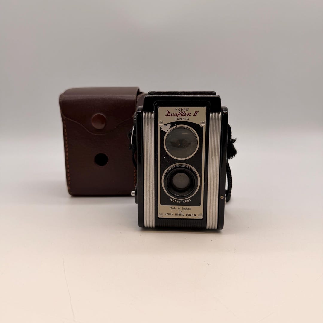 Kodak Duaflex II Vintage TLR Camera 1950s Made in England W Leather ...