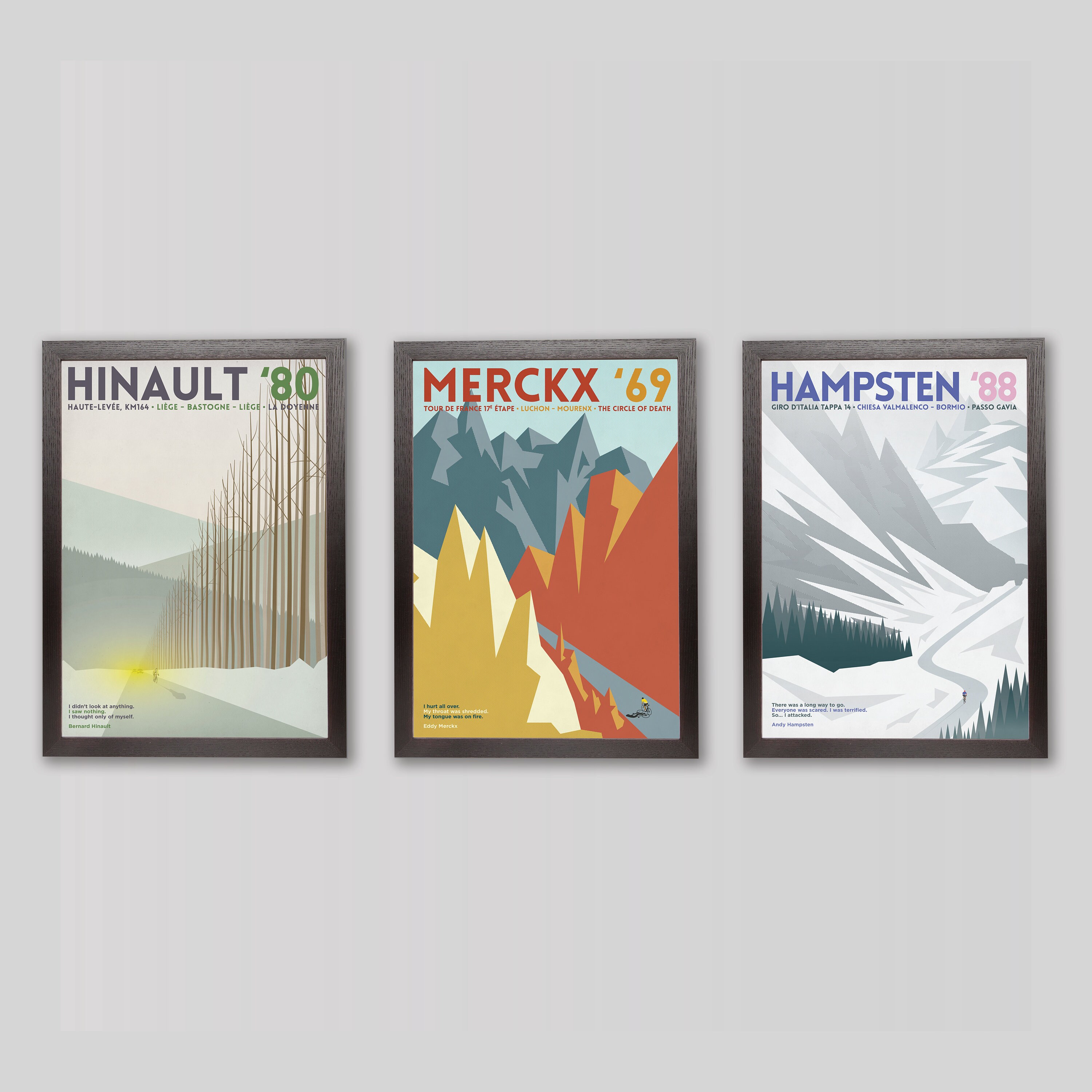 Cycling Art Print Panache: Hampsten '88 - Etsy