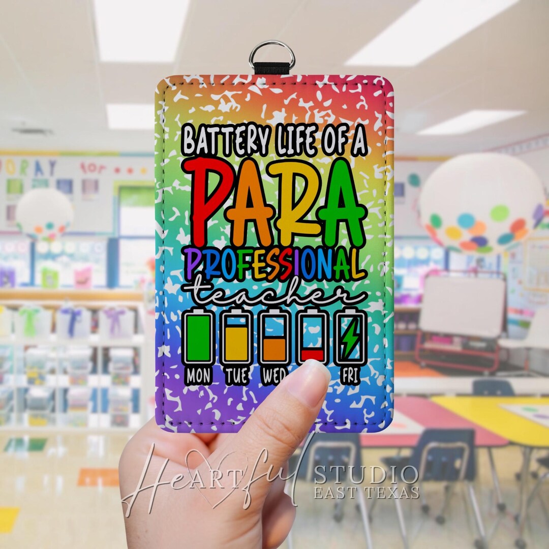 Paraprofessional Badge Holder - Etsy