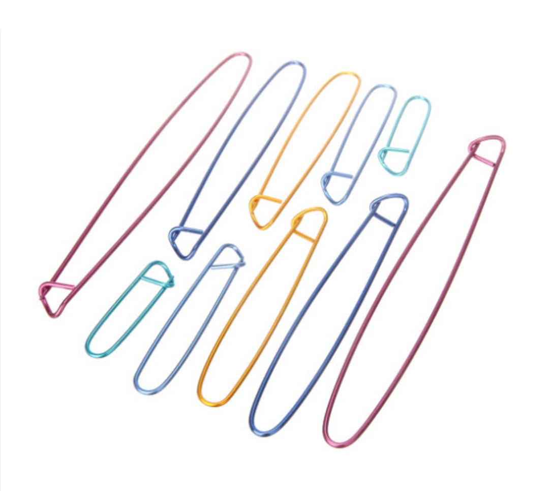Stitch Holders Aluminium for Knitting From XS to XL 10 Pieces Set - Etsy