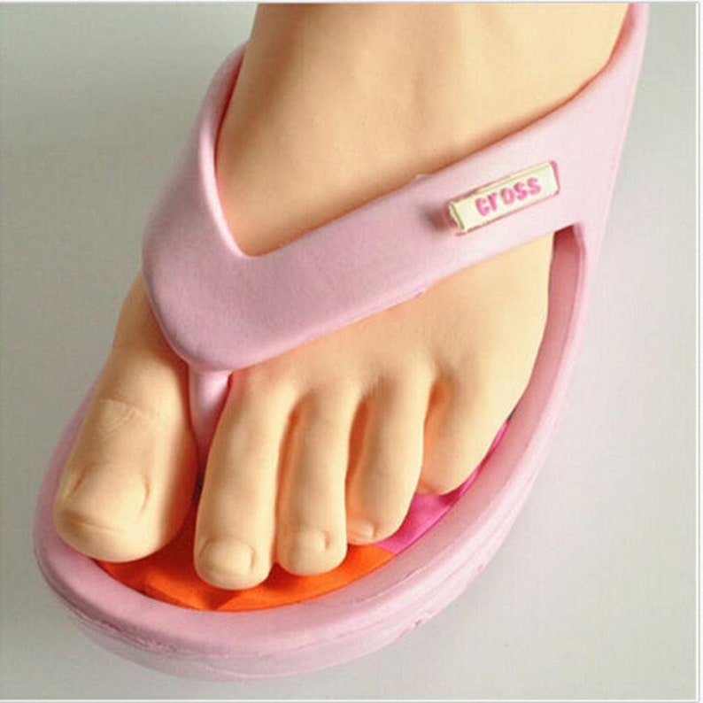 Lifelike Foot Display Plastic Form Sandals Shoes Slippers - Etsy UK
