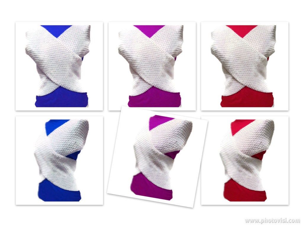 Cross Vest Sweater PDF Pattern Scarf Neckwarmer Wrap Capelet - Etsy ...