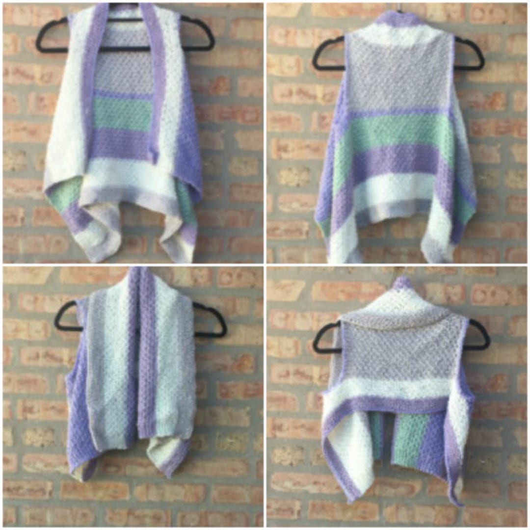 Asymmetrical Vest Shrug Handmade - Etsy.de