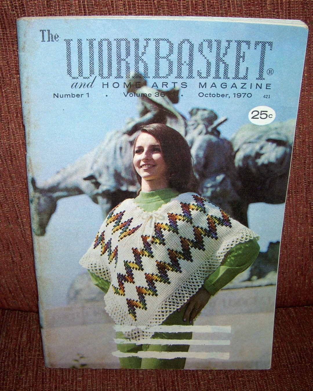 Workbasket & Home Arts Magazine® Vintage 1970's Crafts Crochet Knit ...
