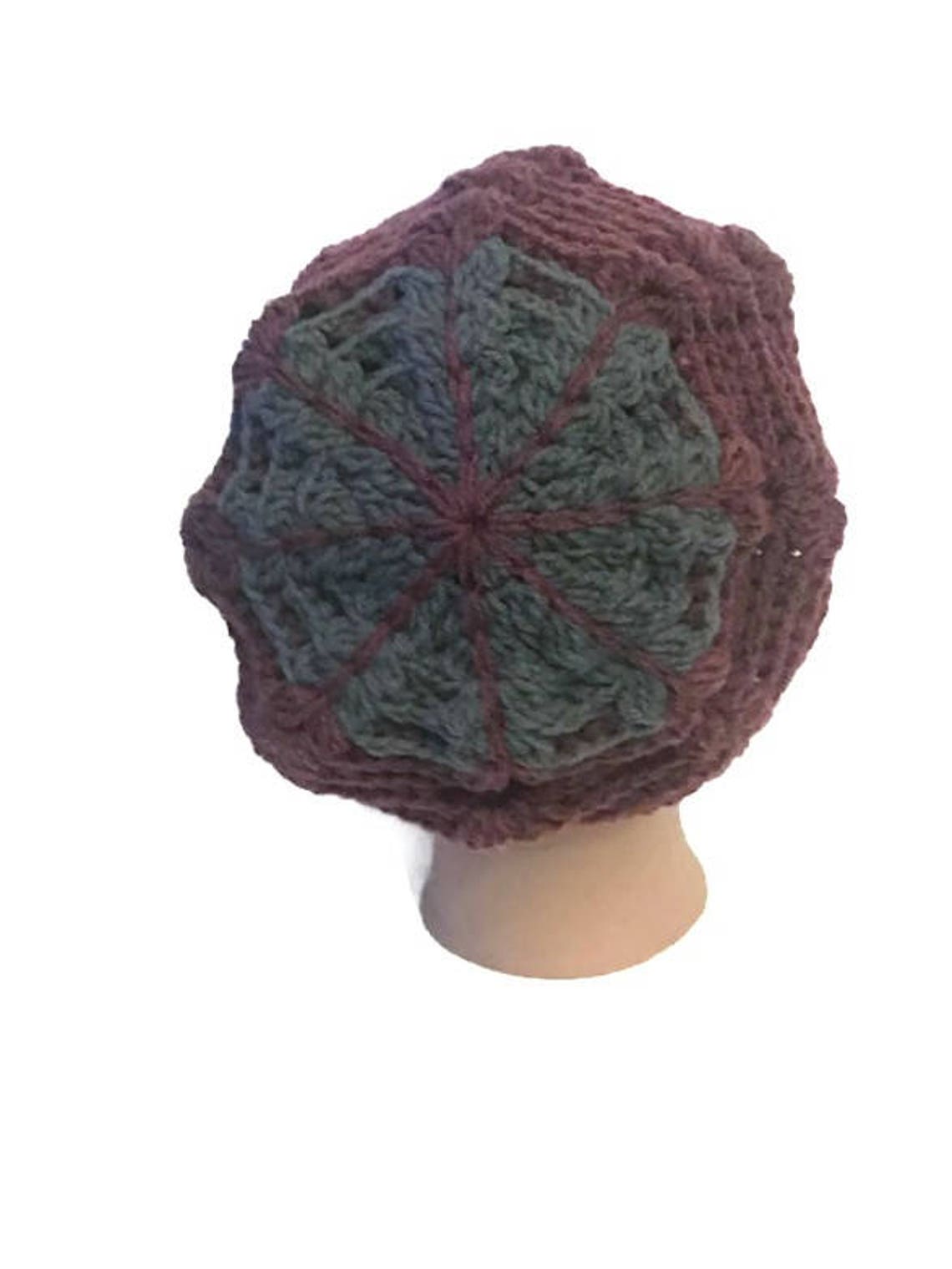 Spider Web Hat Crochet Slouchy Hat for Women Handmade Ready to - Etsy