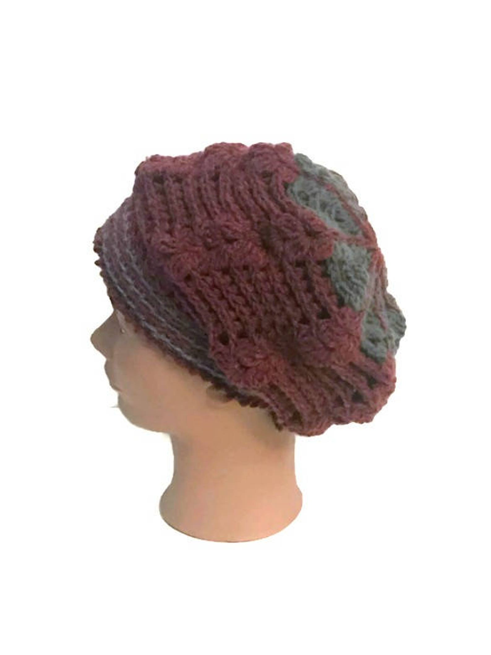 Spider Web Hat Crochet Slouchy Hat for Women Handmade Ready to - Etsy