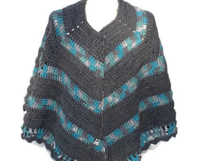 Cape Crochet Pattern, Long or Short Crochet Cape Pattern, Crochet Shawl ...