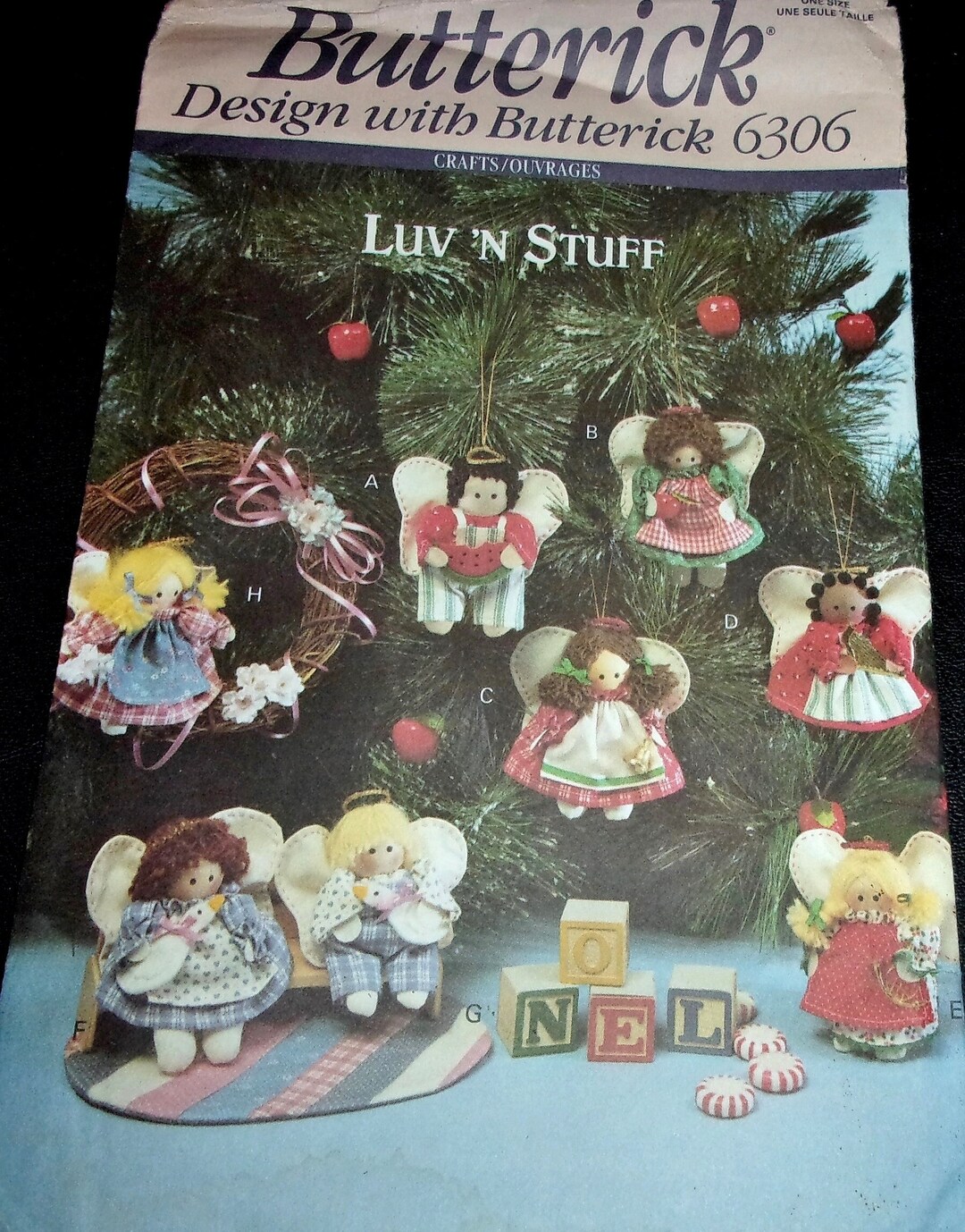 Butterick Luv N Stuff Sewing Pattern 6306 Country Angel - Etsy