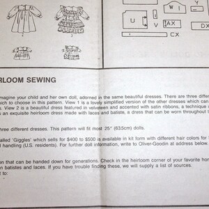 Simplicity Oliver Goodin Heirloom Sewing Pattern 7036 Girl's and 25 ...