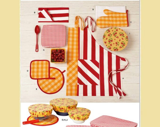 Simplicity Sewing Pattern S3058 Bowl Covers in Three Sizes Hand Dish ...