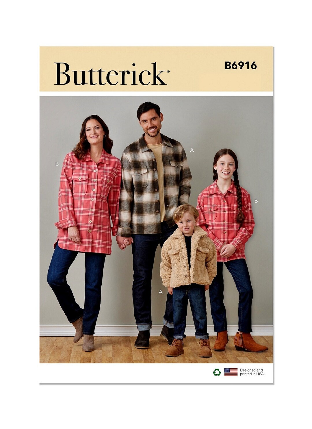 Butterick Sewing Pattern B6916 Adult's Child's Unisex - Etsy