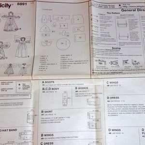 Simplicity Daisy Kingdom Sewing Pattern 8891 Christmas Angels & Santa ...