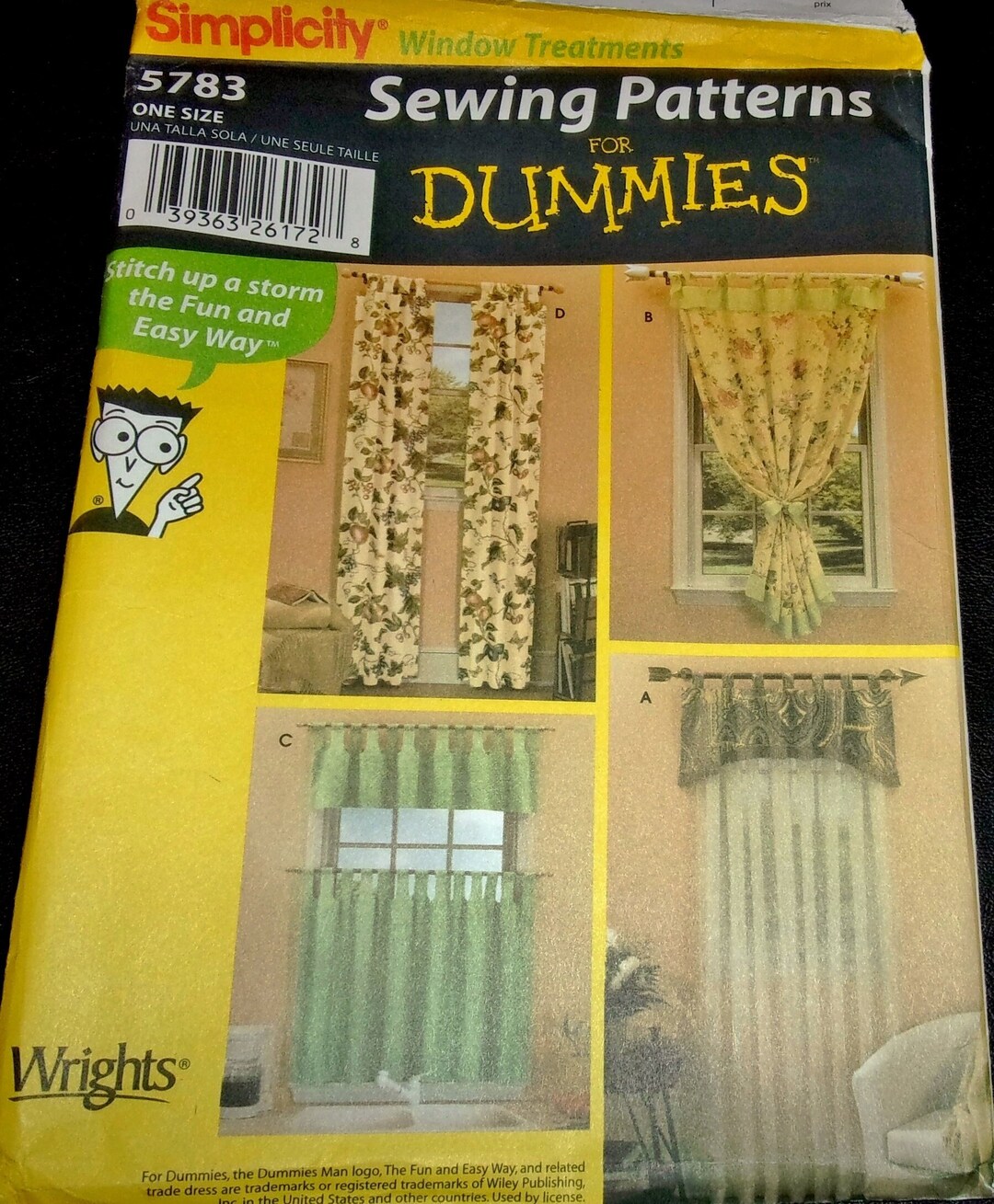 Simplicity Dummies Sewing Pattern 5783 Decorator Window Treatments ...