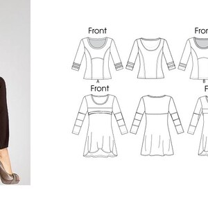 Vogue Katherine Tilton Sewing Pattern V8817 Art Tunic Top - Etsy