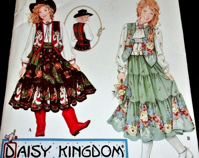 Simplicity Daisy Kingdom Sewing Pattern 0678/9180 Girl's Blouse Top ...