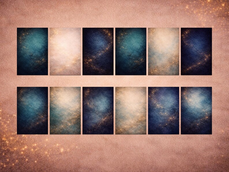 Twilight Alchemy Digital Paper Pack | Soulful Vintage Backgrounds ...