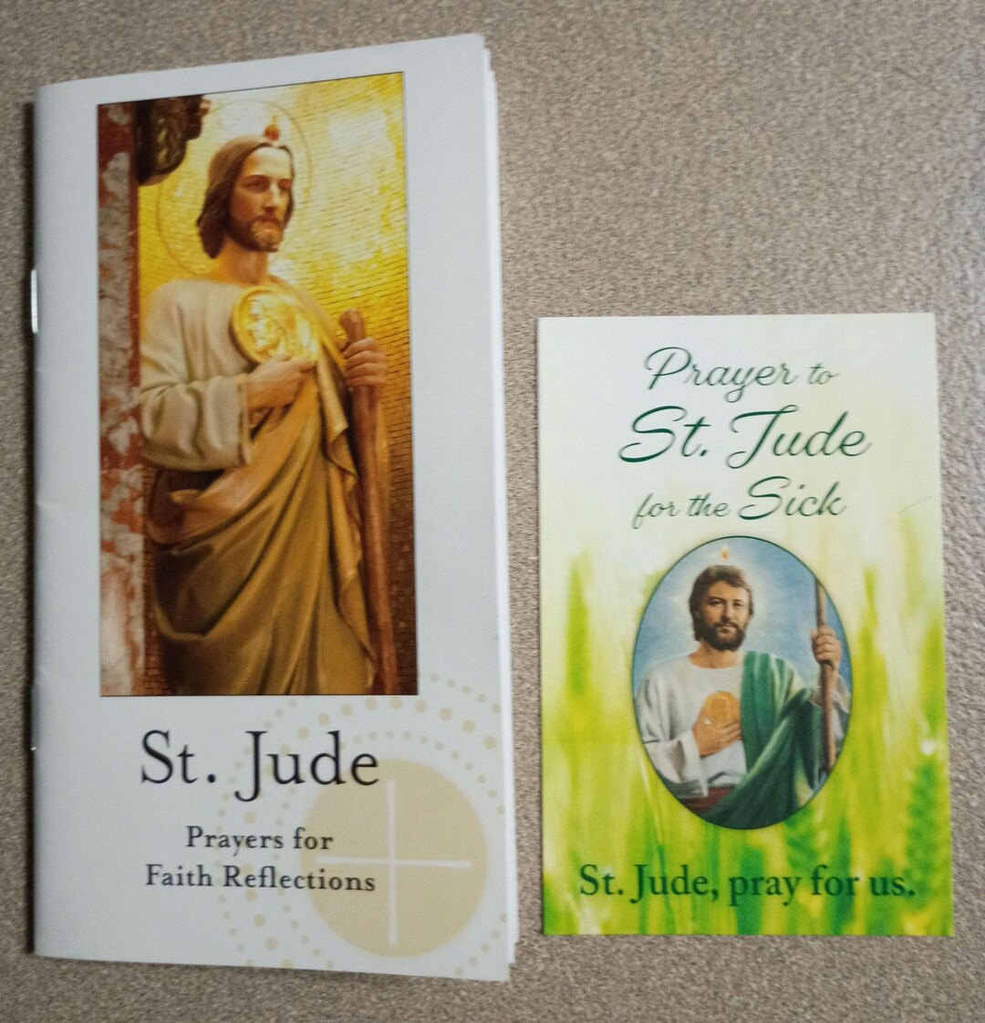 Saint Jude Prayer Book/booklet and Prayer Card - Etsy