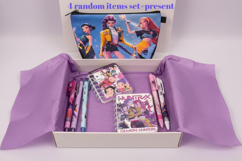 K-pop Hunter Mystery Box | Kpop Huntrix Set|gift for Teens | Pink ...