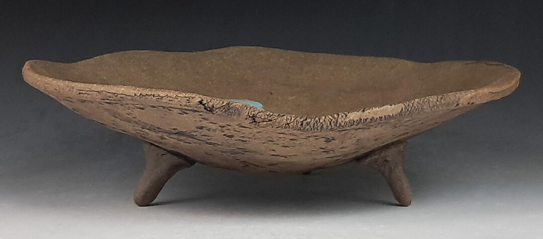 Unglazed Slab Style Pot With Moon Imprint - Etsy