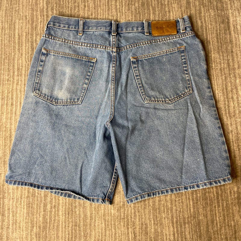 Mens Light Wash Jorts - Etsy