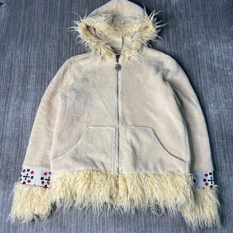 Furry Zip up Jacket - Etsy