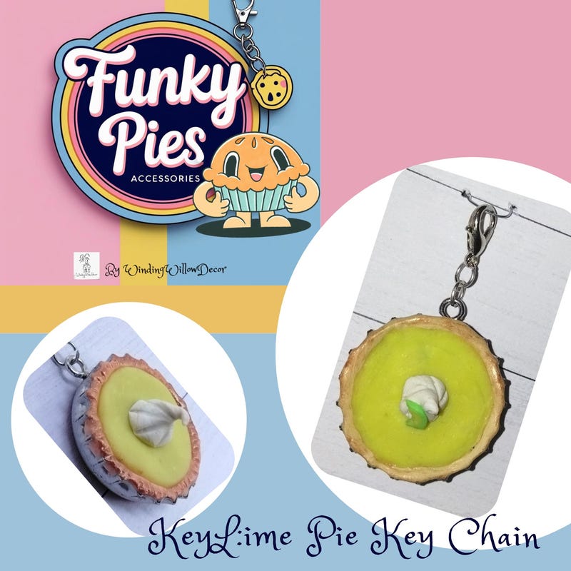 Key Chain Pie - Etsy