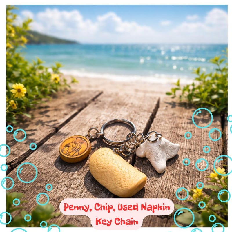 Spongebob Penny Chip and Used Napkin - Etsy