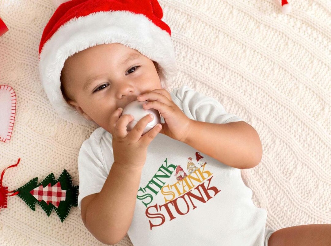 Stink Stank Stunk Baby Onesie Funny Christmas - Etsy