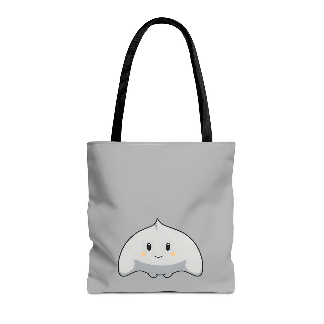 Cute Dumpling Tote Bag, Eco-friendly Shoulder Bag, Cartoon Character ...