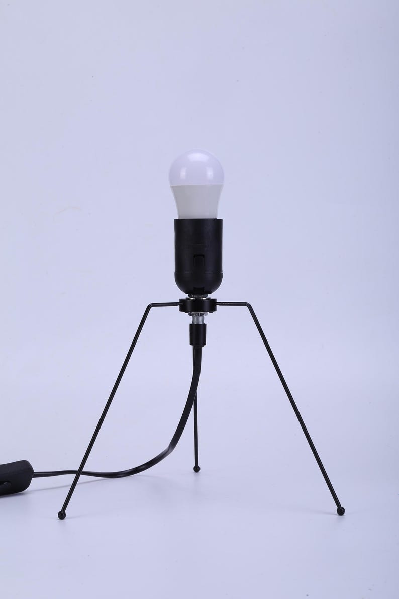 Elliptical Water Droplet Shaped LED Table Lamp – Handmade Japanese Rice ...