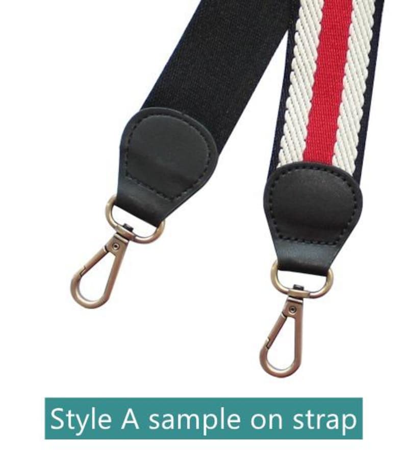 Genuine Leather Strap Connector Tab, DIY Bag Accessory, Multi Sizes ...
