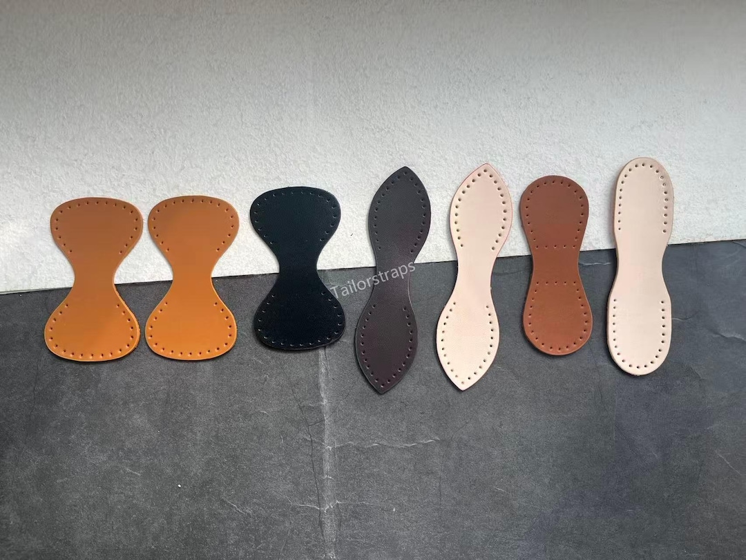 Genuine Leather Strap Connector Tab, DIY Bag Accessory, Multi Sizes ...