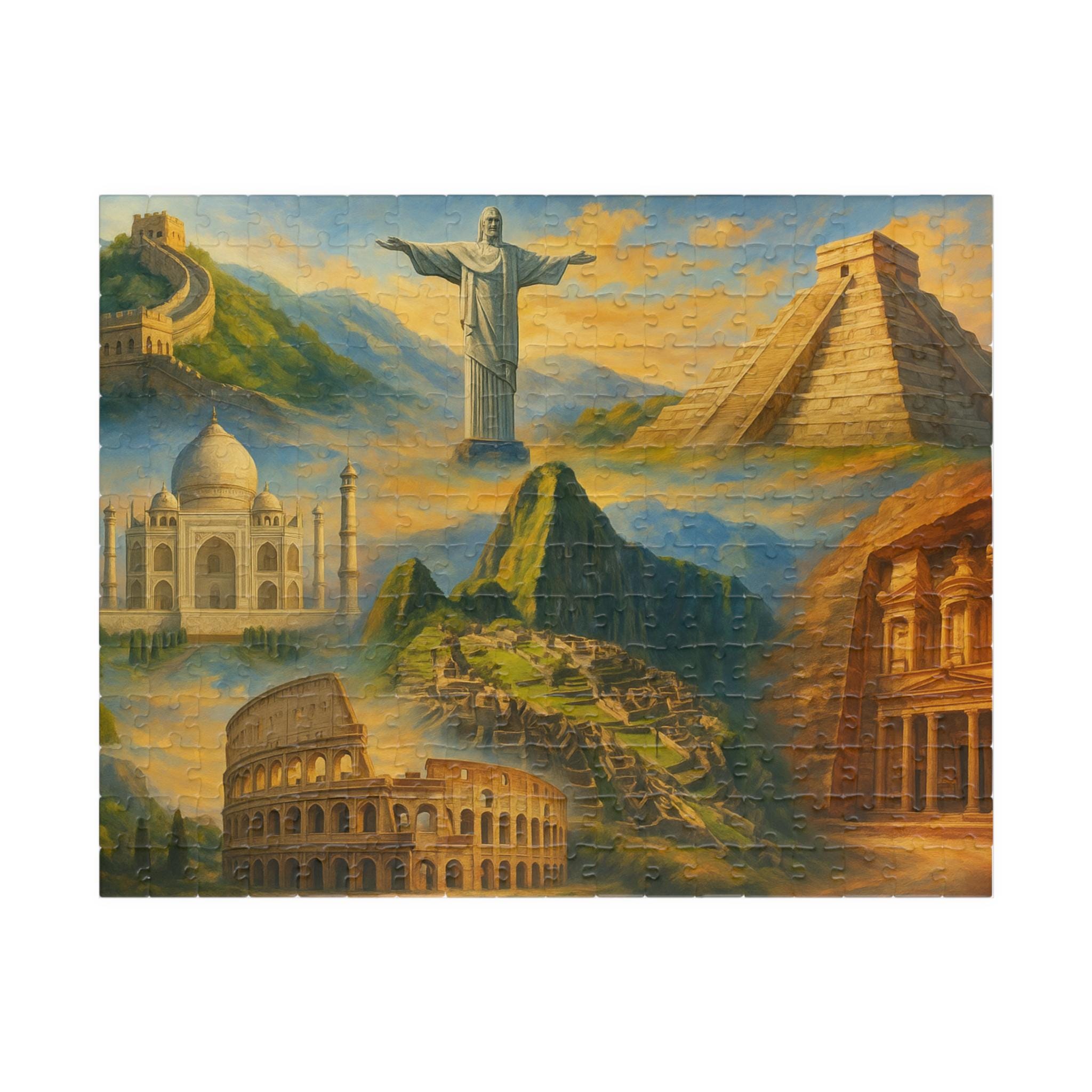 Seven Wonders of the World Jigsaw Puzzle 1000 Piece | Famous Global ...