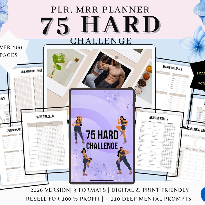 75 Hard Printable - Etsy