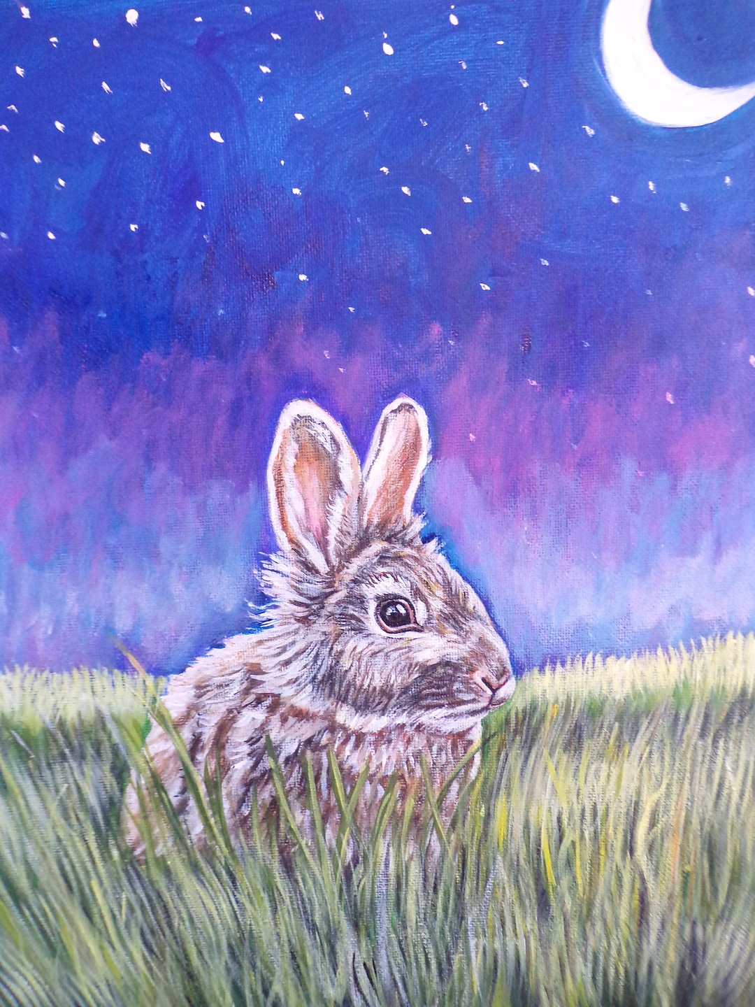 Rabbit Art Print, Bunny Art, Rabbit Fine Art Print, Rabbit Gift ...