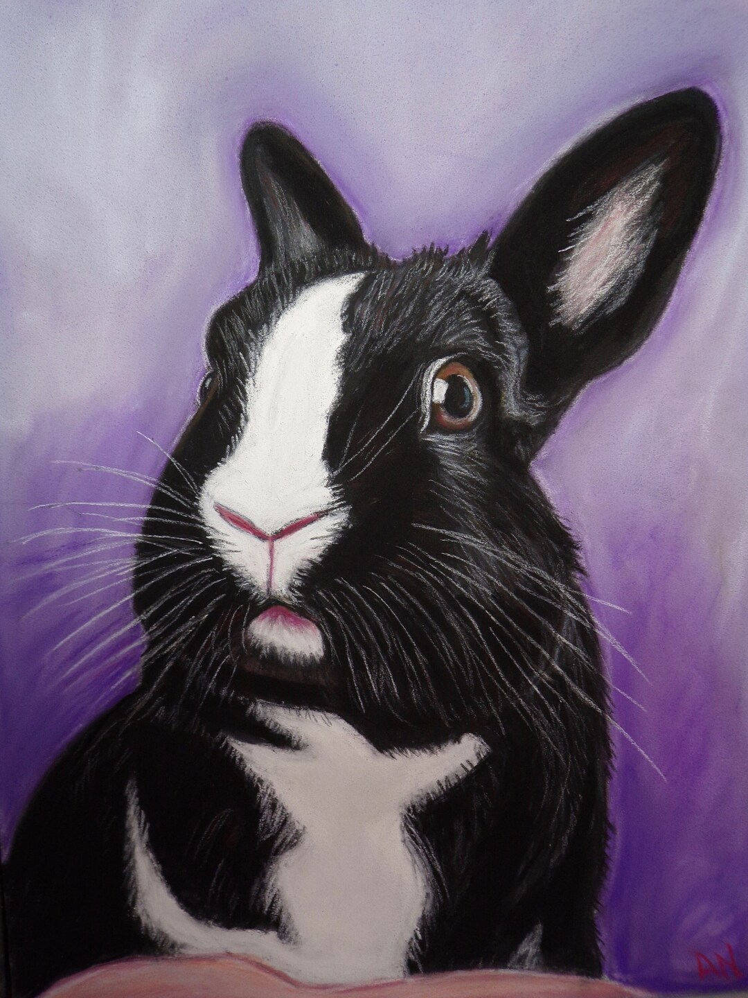 Rabbit Painting -rabbit Original Painting -bunny Rabbit Art-bunny ...